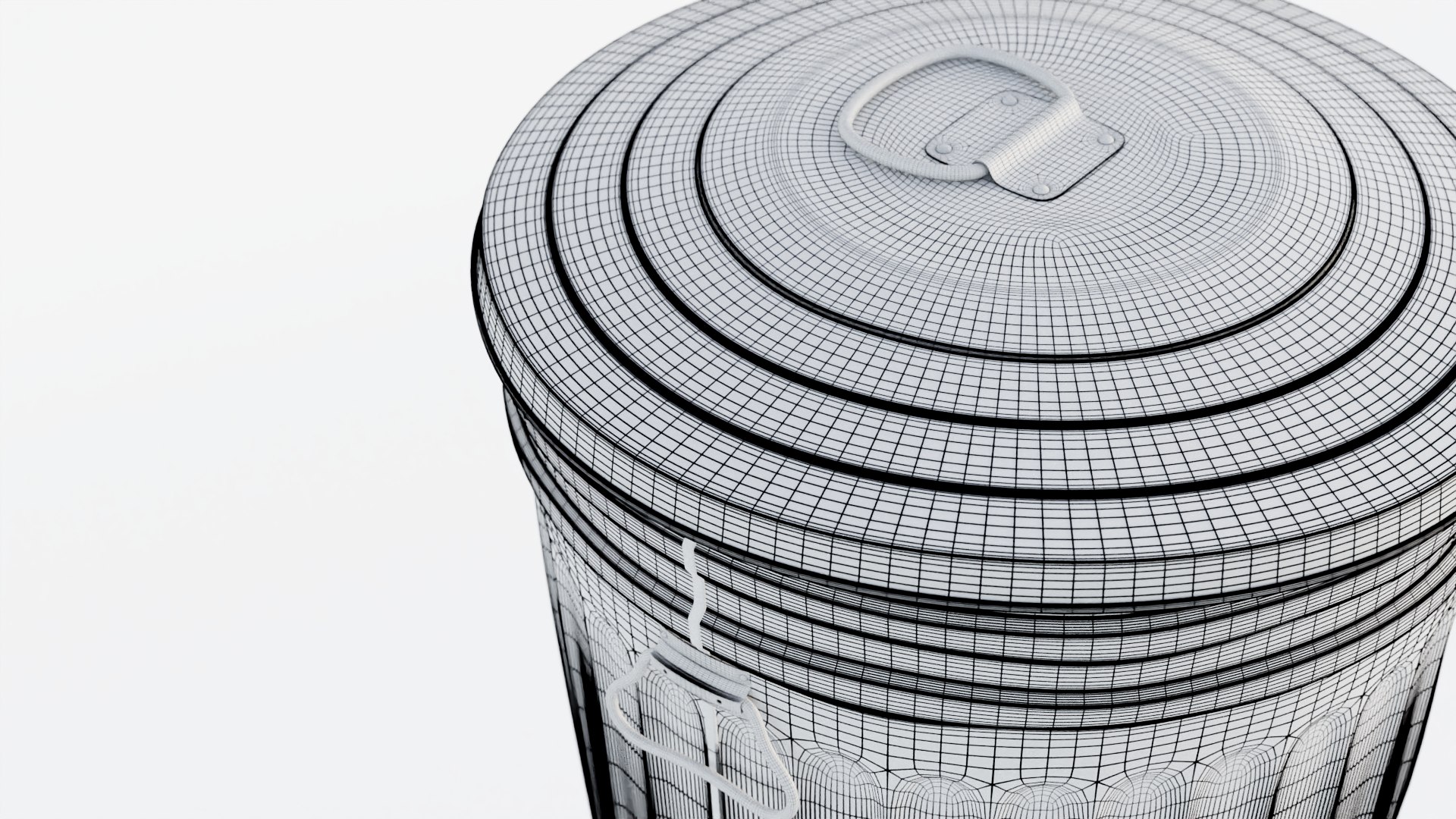 3D Model Worn Trash Can - TurboSquid 2060671