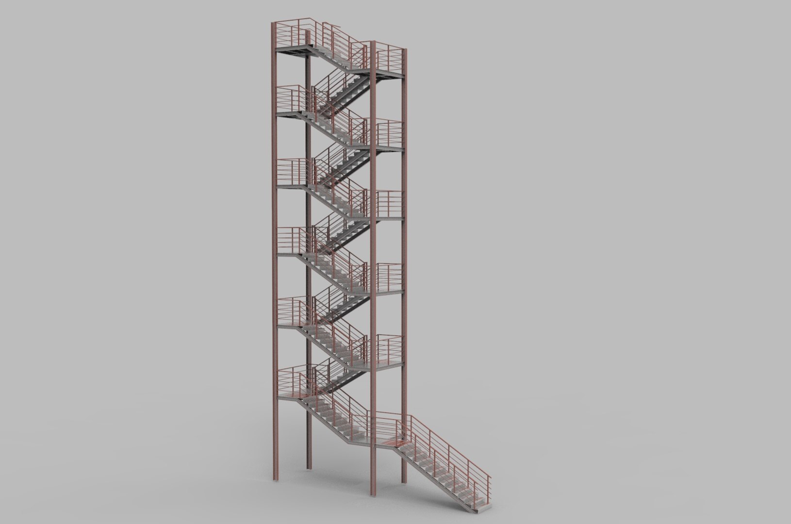 3D Model Ladders Platforms - TurboSquid 1570493