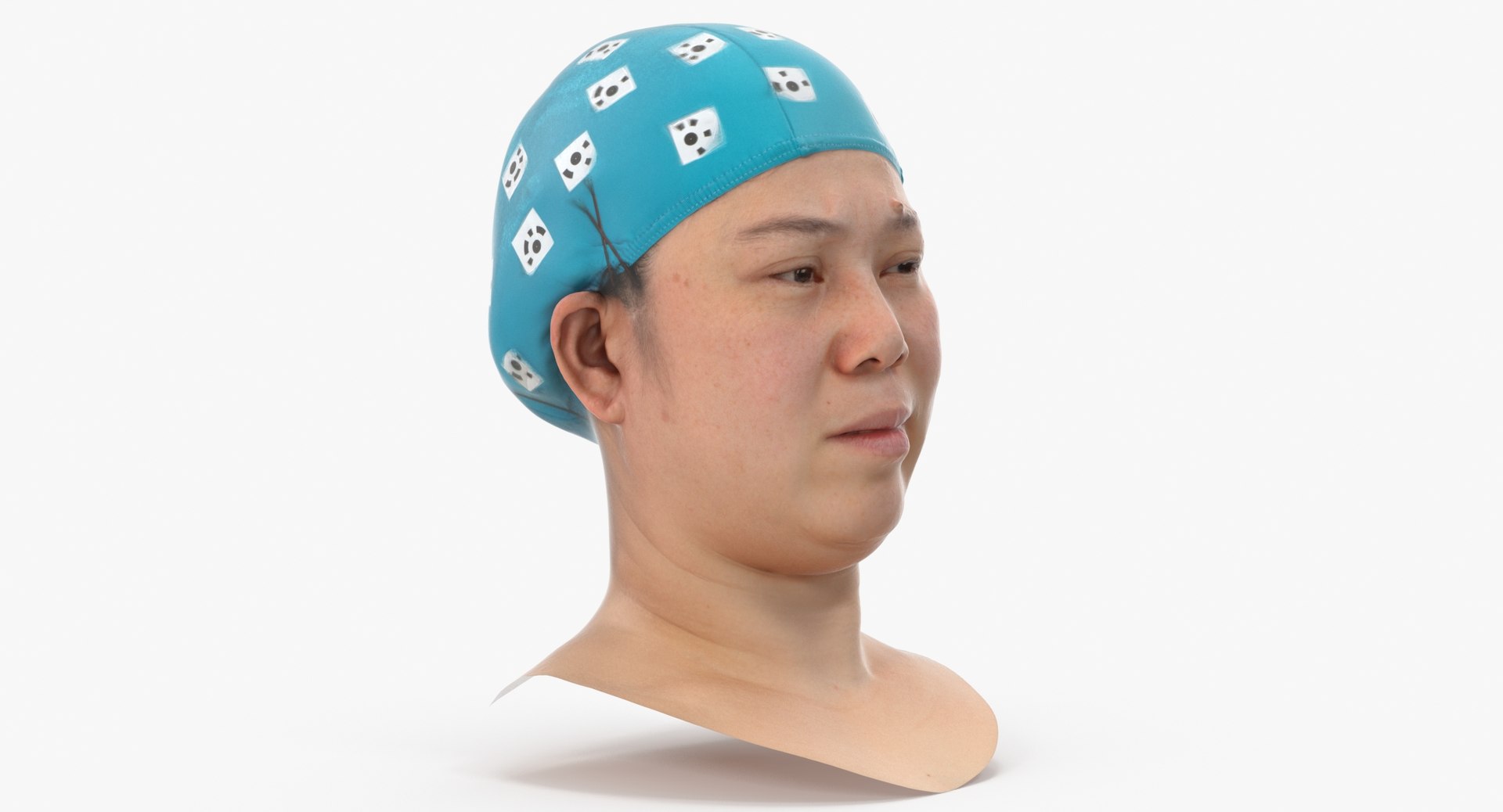 Mei Human Head Contempt Clean Scan 3D - TurboSquid 1748758