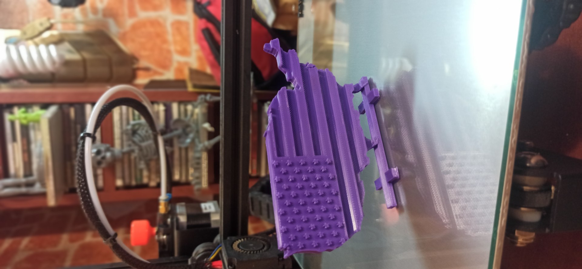 Ready for 3D print map of USA styled as USA flag 3D print model 3D ...