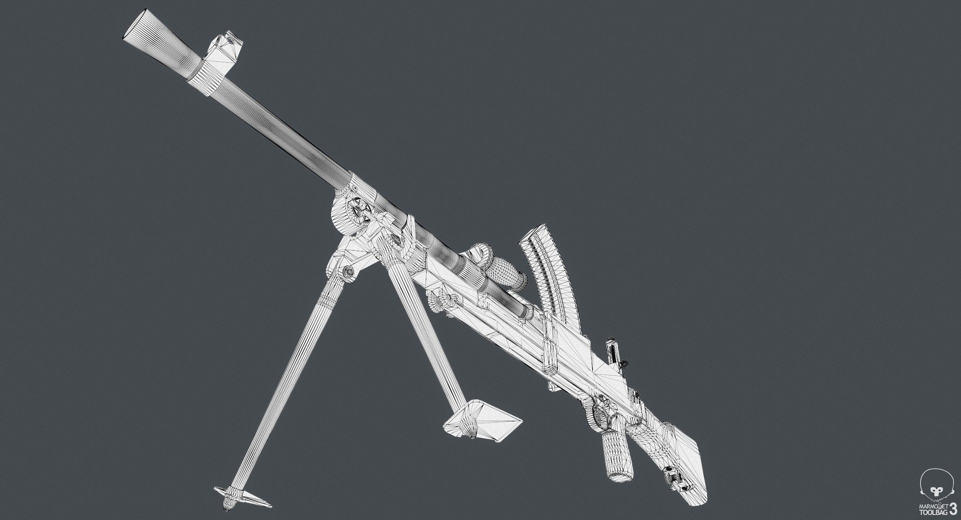 Bren mk ii lmg 3D model - TurboSquid 1212404
