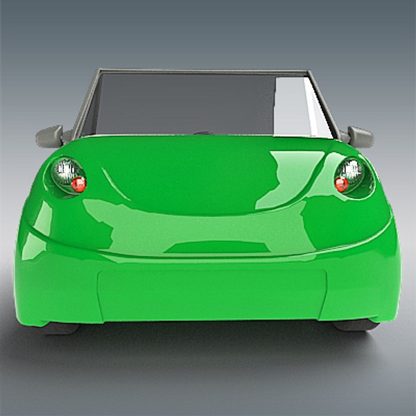 new car cat 3d model