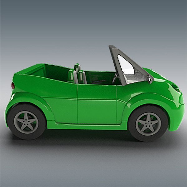 new car cat 3d model