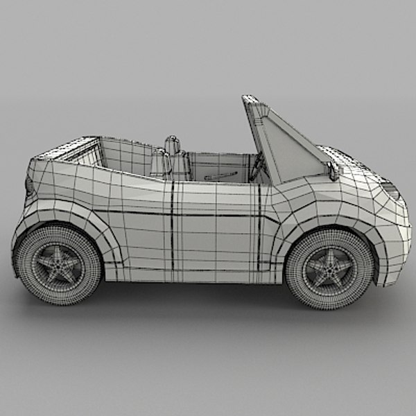 new car cat 3d model