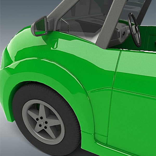 new car cat 3d model