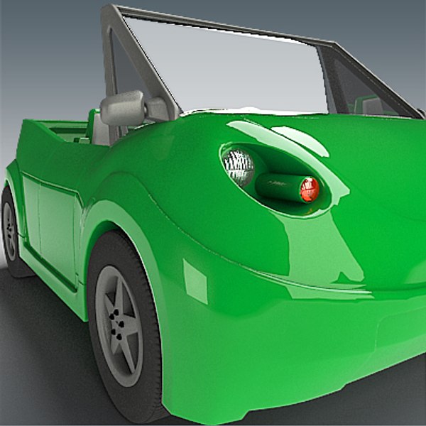 new car cat 3d model
