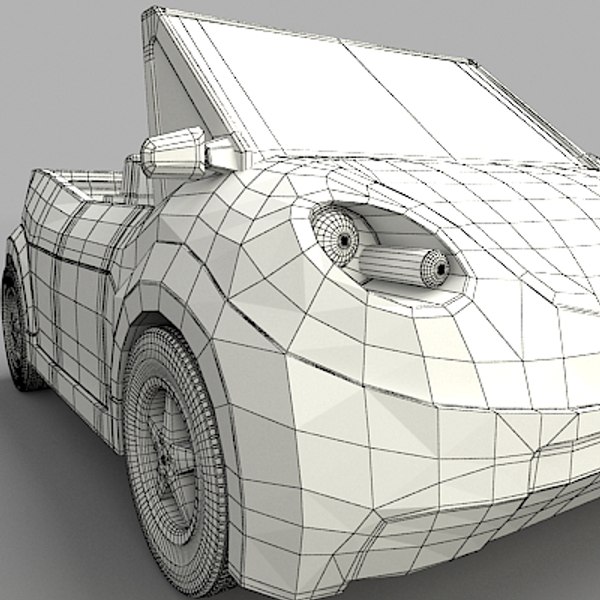 new car cat 3d model