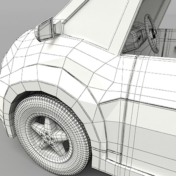 new car cat 3d model
