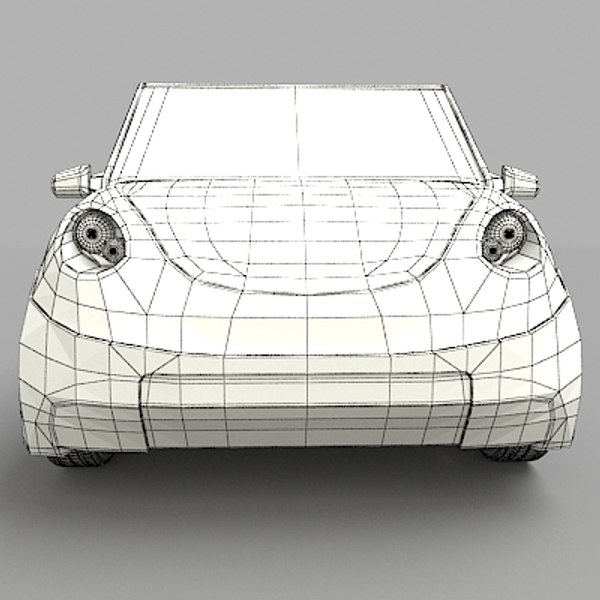 new car cat 3d model
