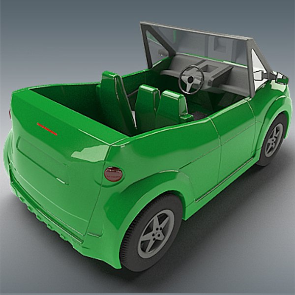 new car cat 3d model