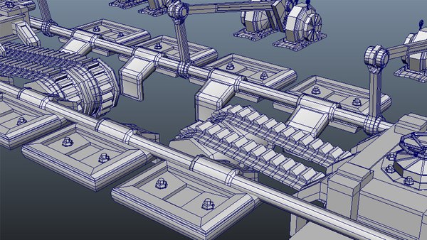 3D Floor Machine model - TurboSquid 1741003