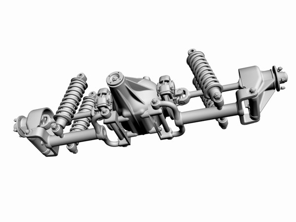 independent rear suspension assy 3d dxf