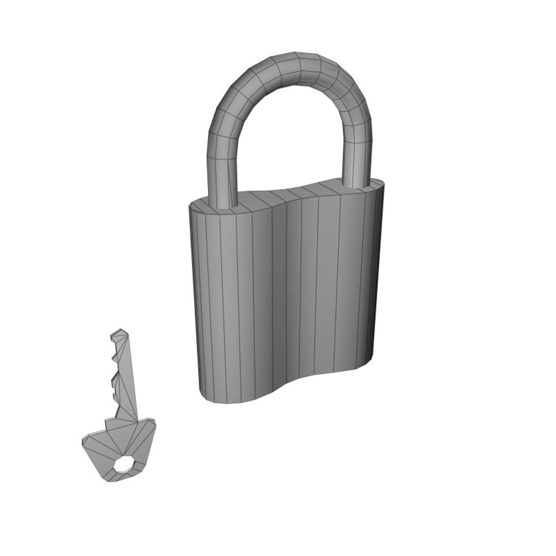 Key Lock 3d Model