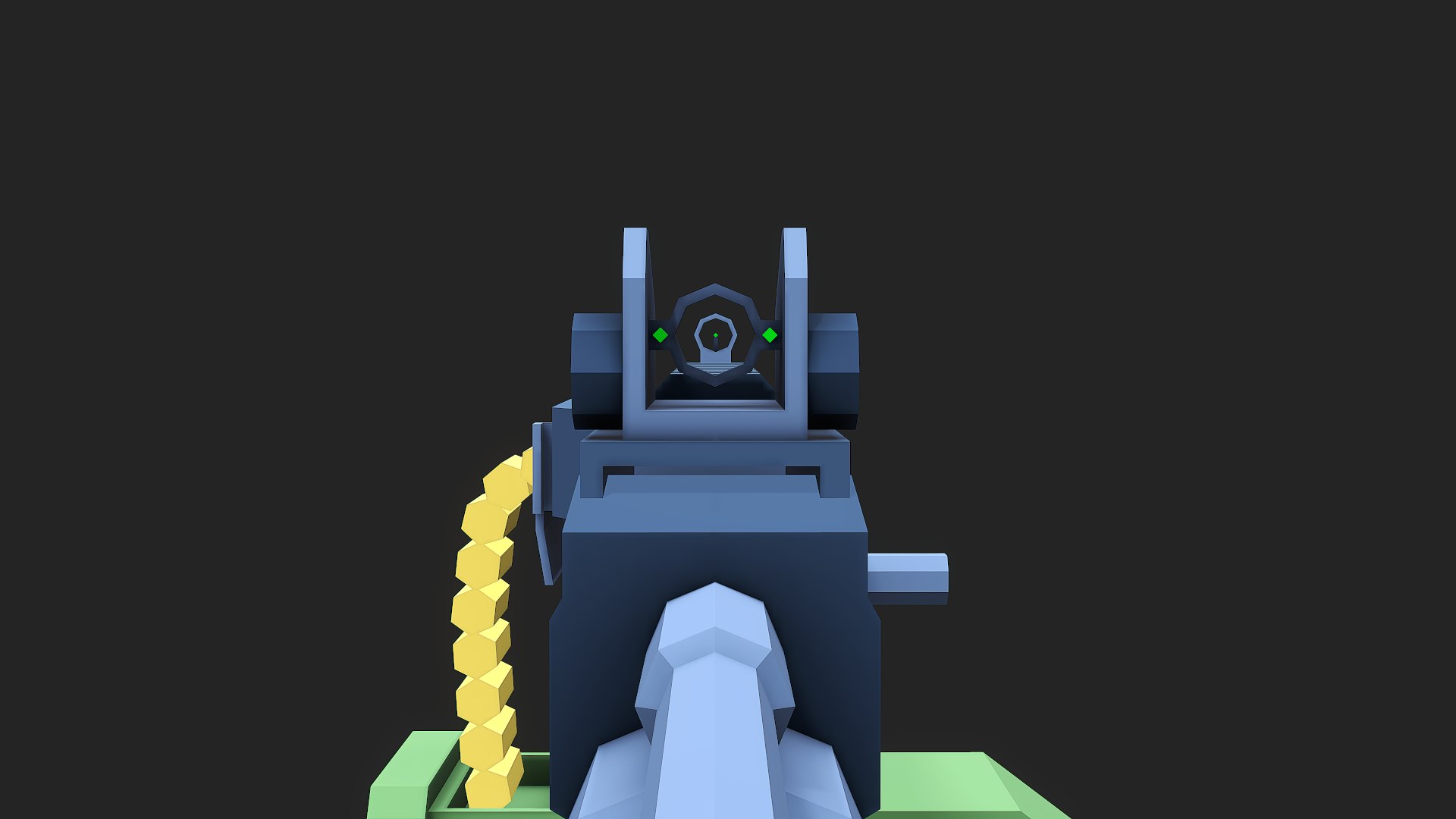 Stylized M249 Machine Gun Low Poly Mobile Ready 3D Model - TurboSquid ...