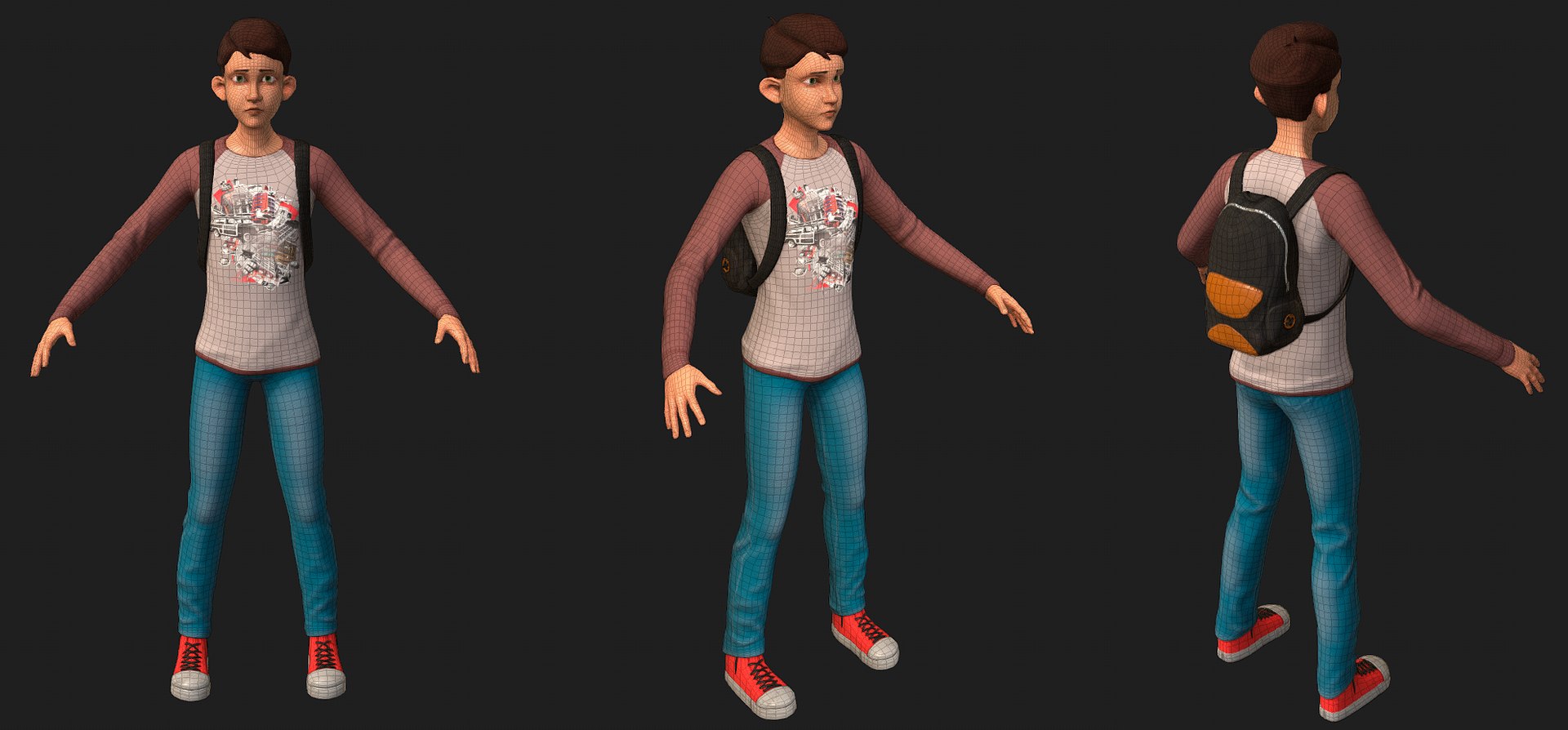 3D Boy Unity - TurboSquid 1210724
