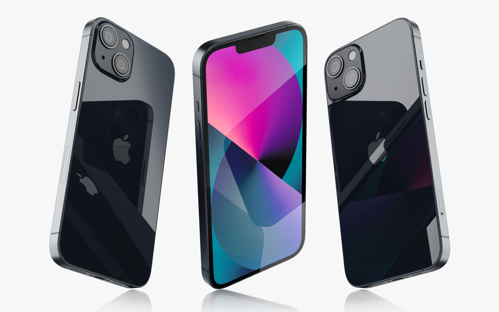 IPhone 13 Midnight Black 3D - TurboSquid 1789231