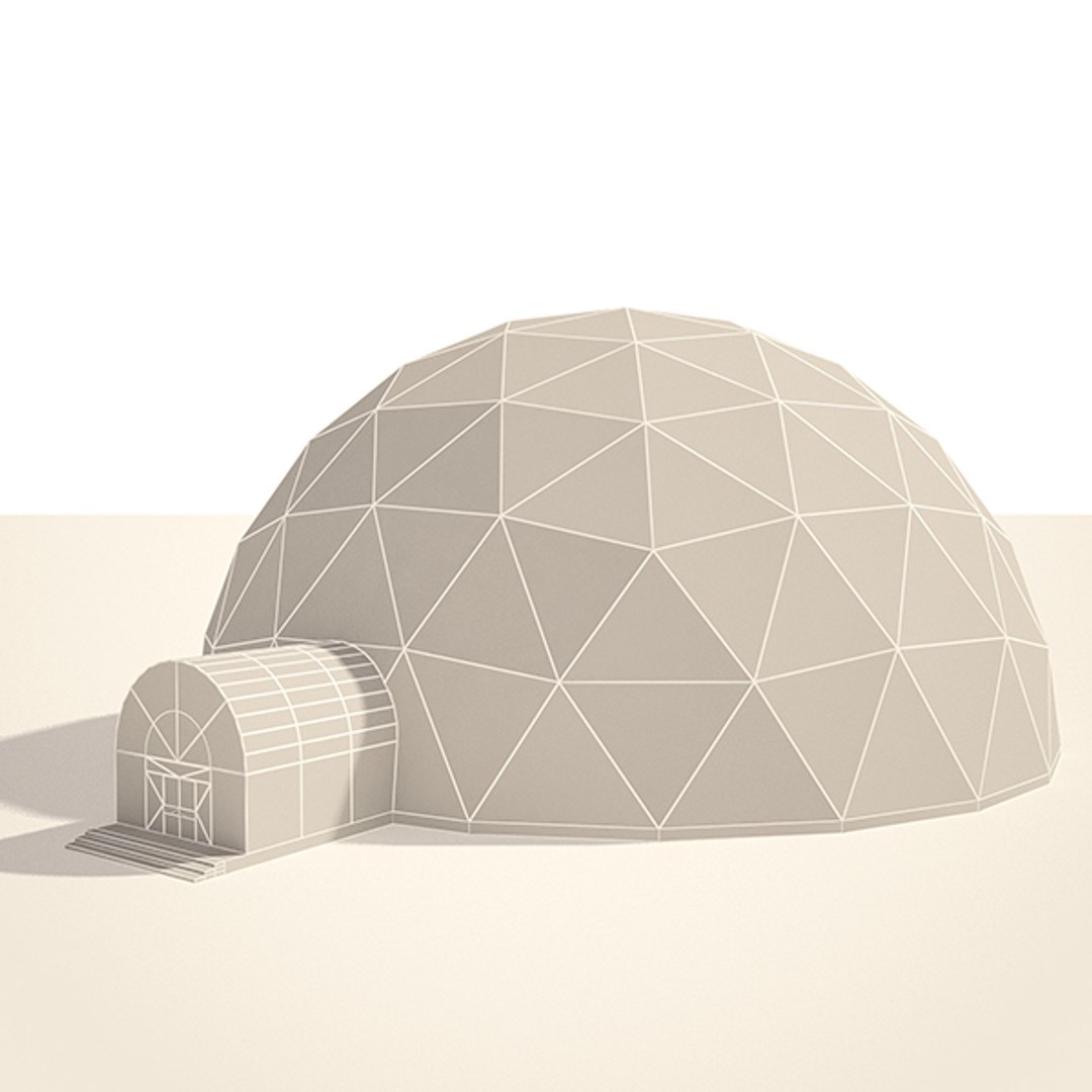 Dome Geodesic 3d Model