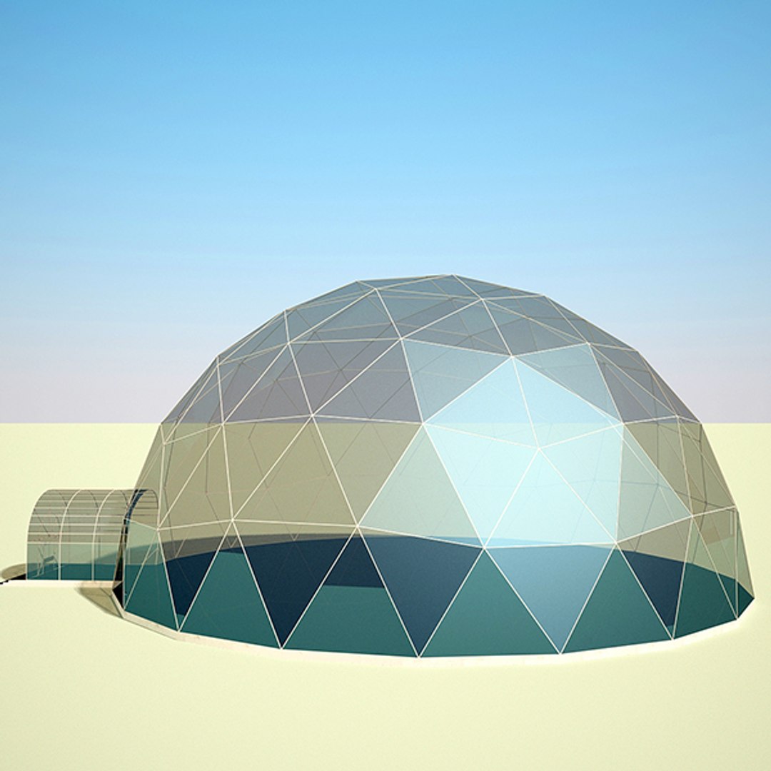 Dome Geodesic 3d Model