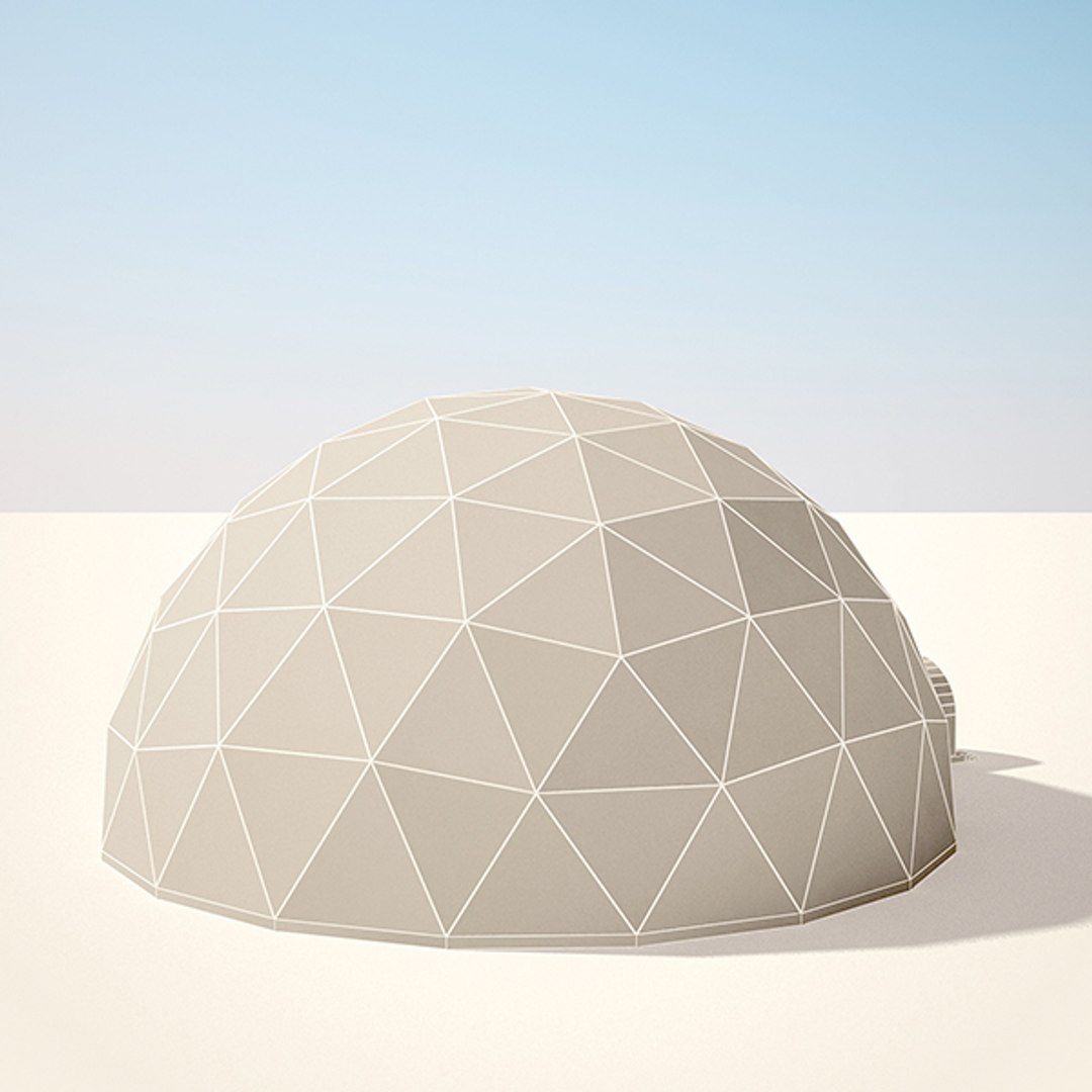 Dome Geodesic 3d Model