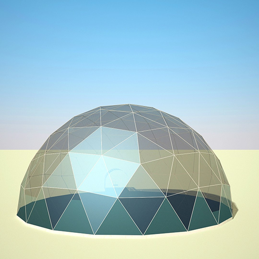 Dome Geodesic 3d Model