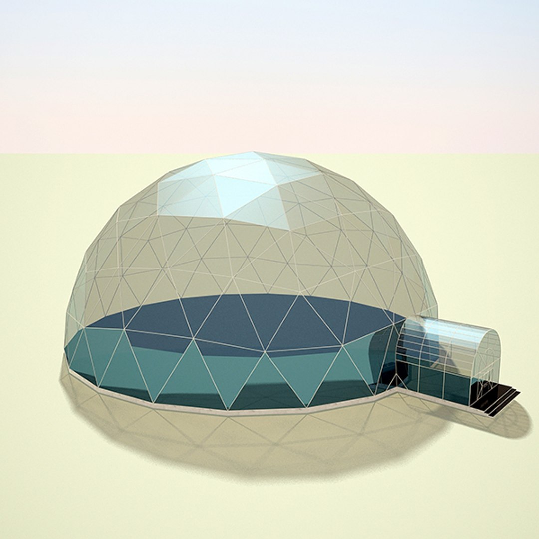 Dome Geodesic 3d Model