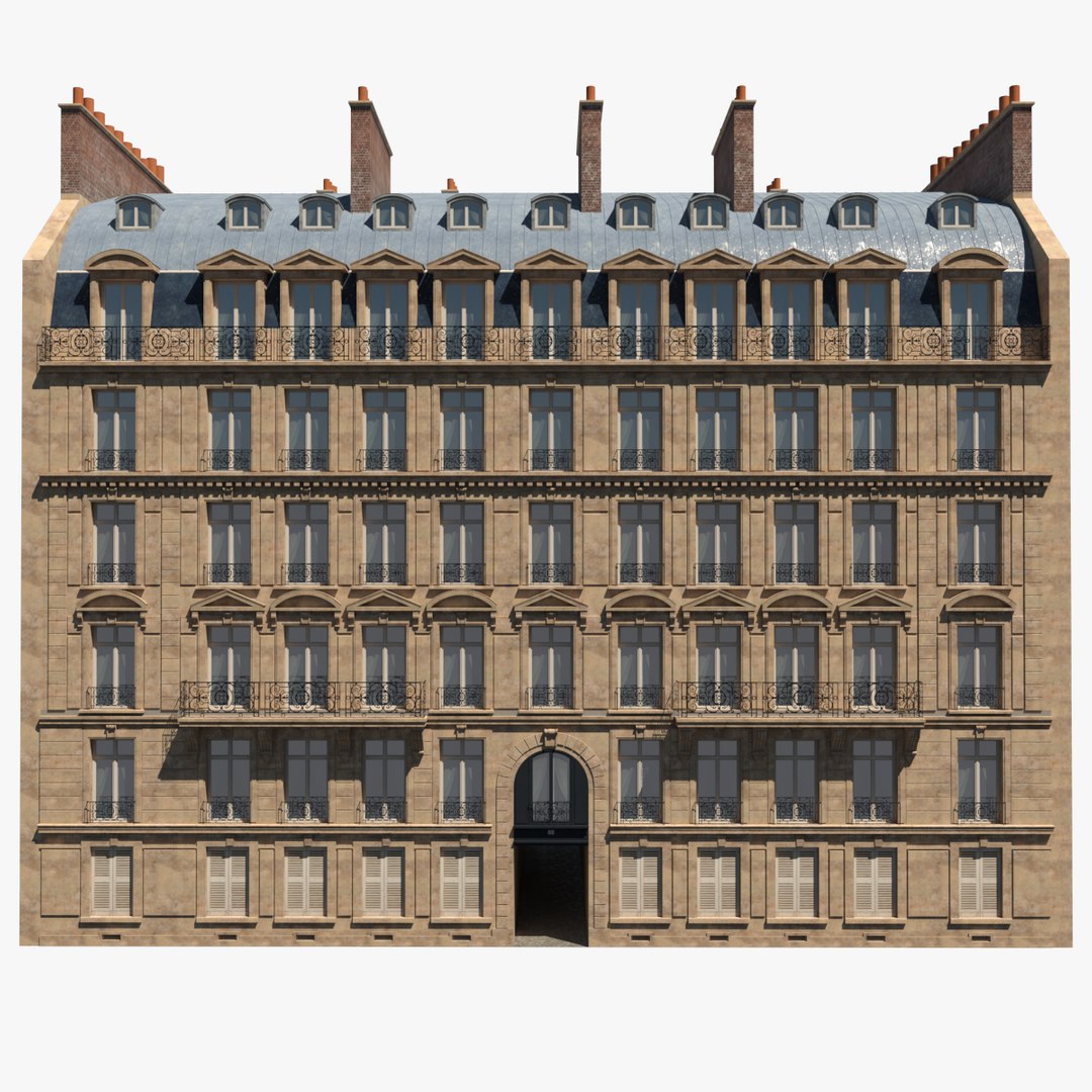 3d Model Building Paris
