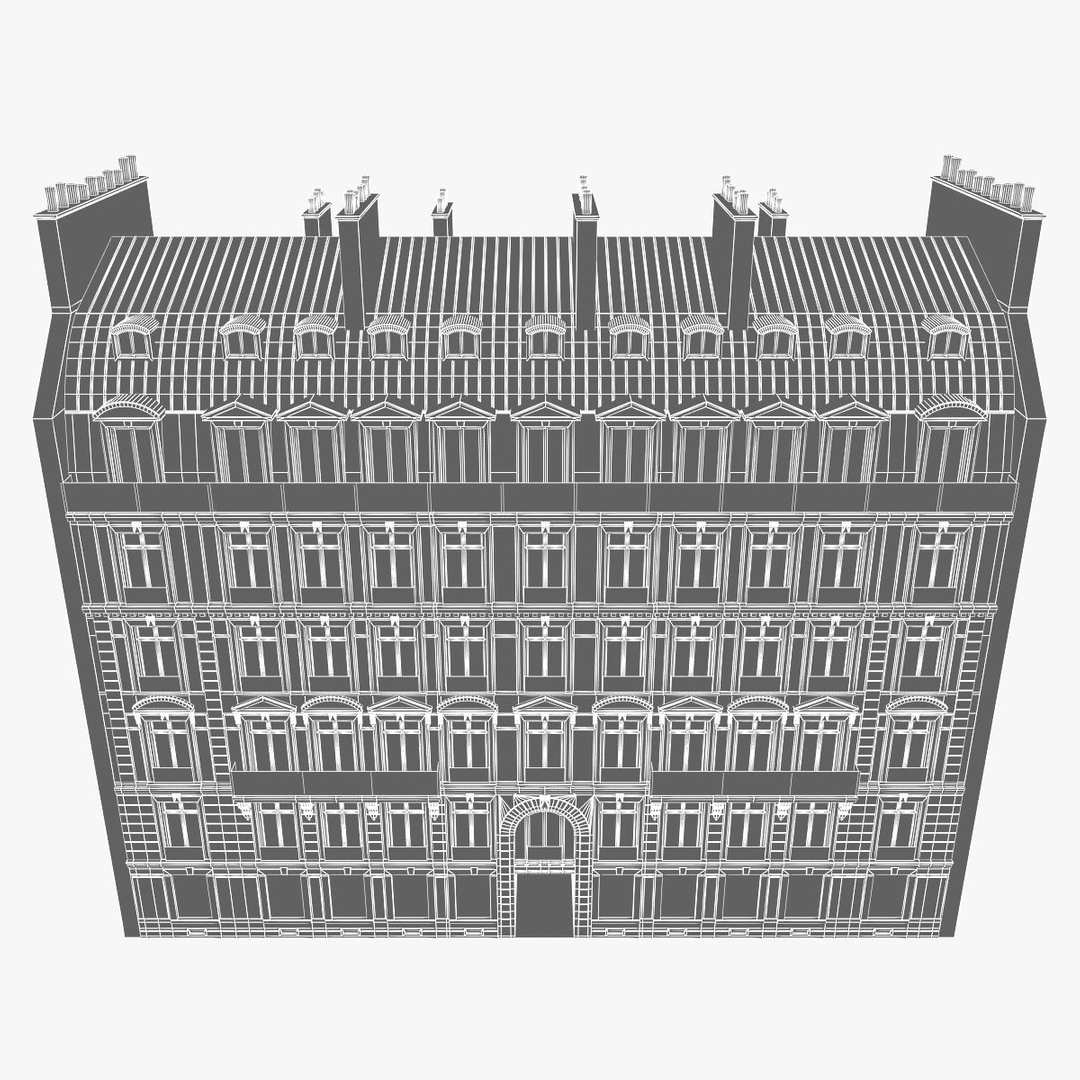 3d Model Building Paris