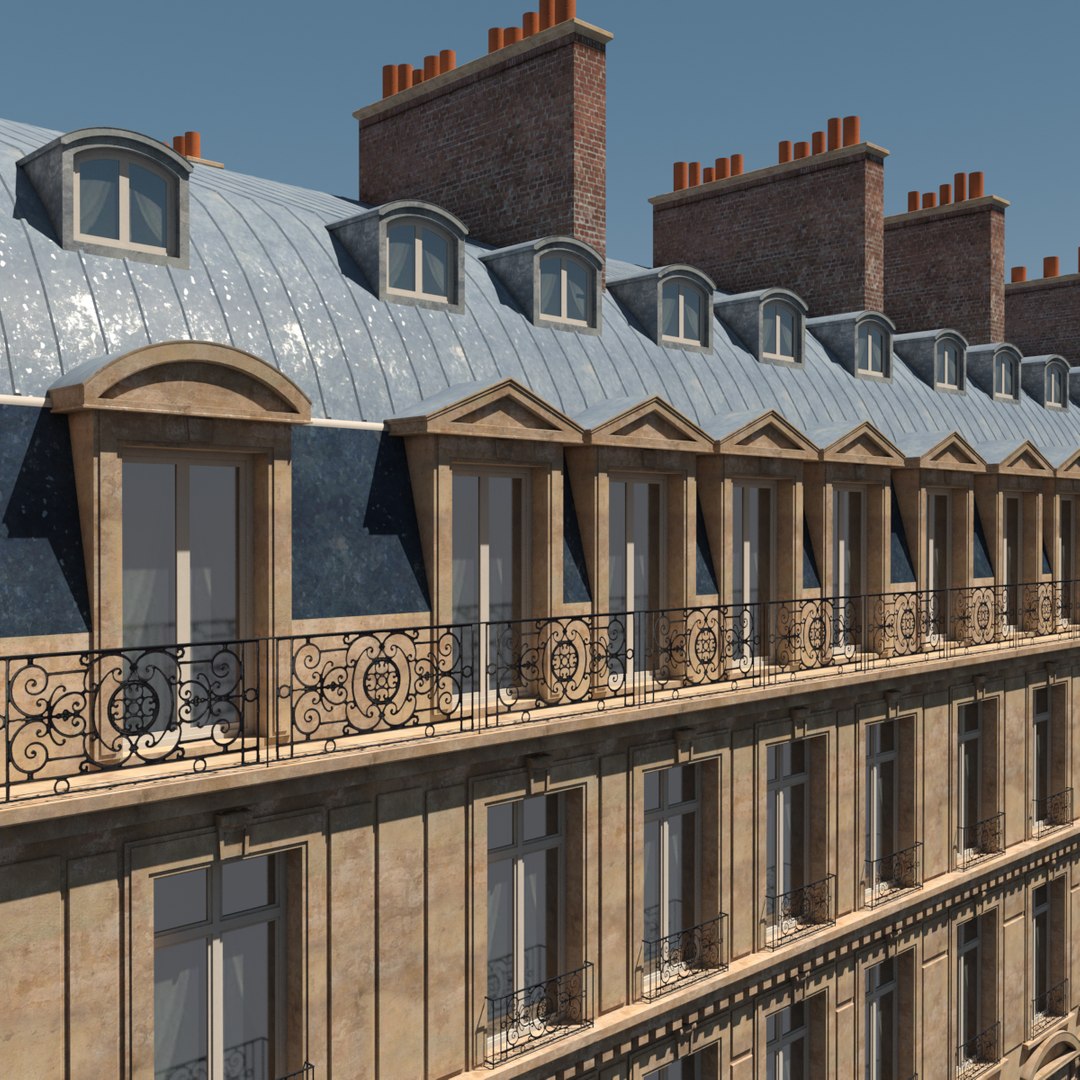 3d Model Building Paris