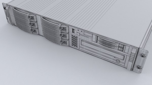 Server 2u 3D model - TurboSquid 1651861