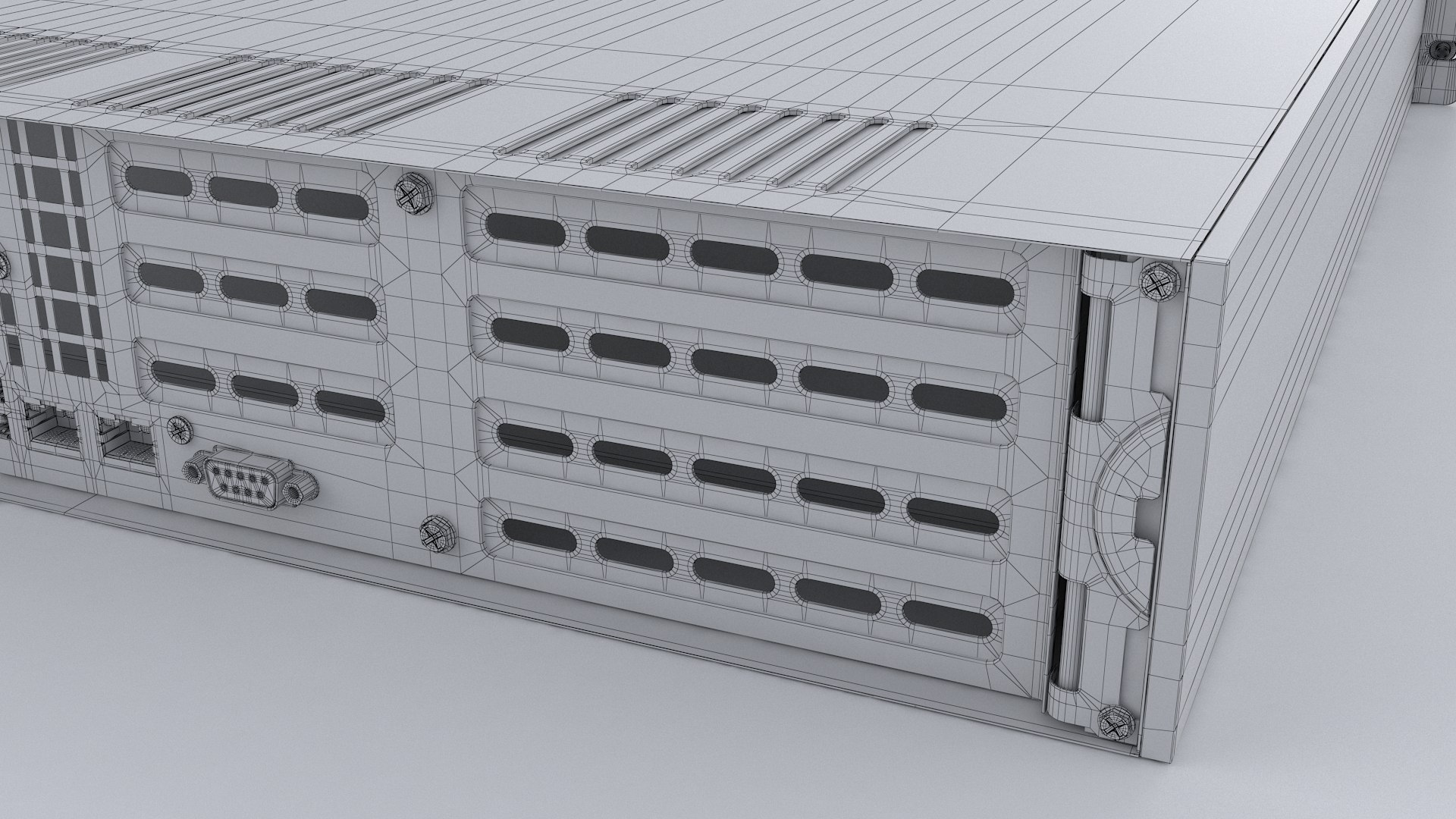 Server 2u 3D model - TurboSquid 1651861