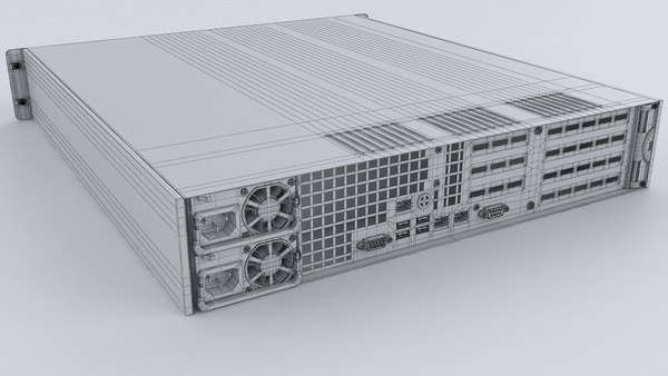 Server 2u 3D model - TurboSquid 1651861