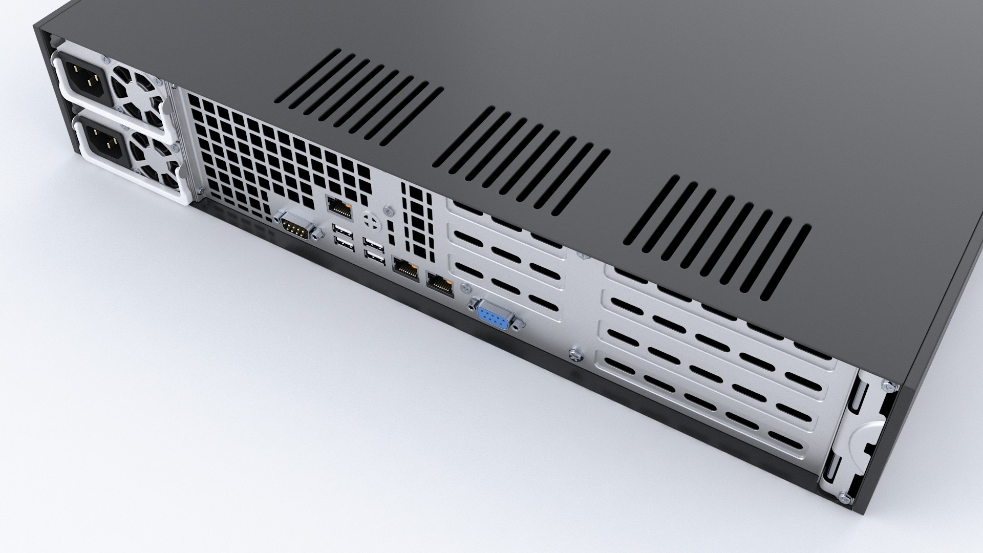 Server 2u 3D Model - TurboSquid 1651861