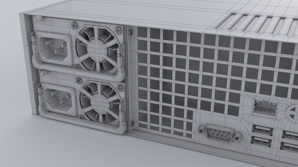 Server 2u 3D model - TurboSquid 1651861