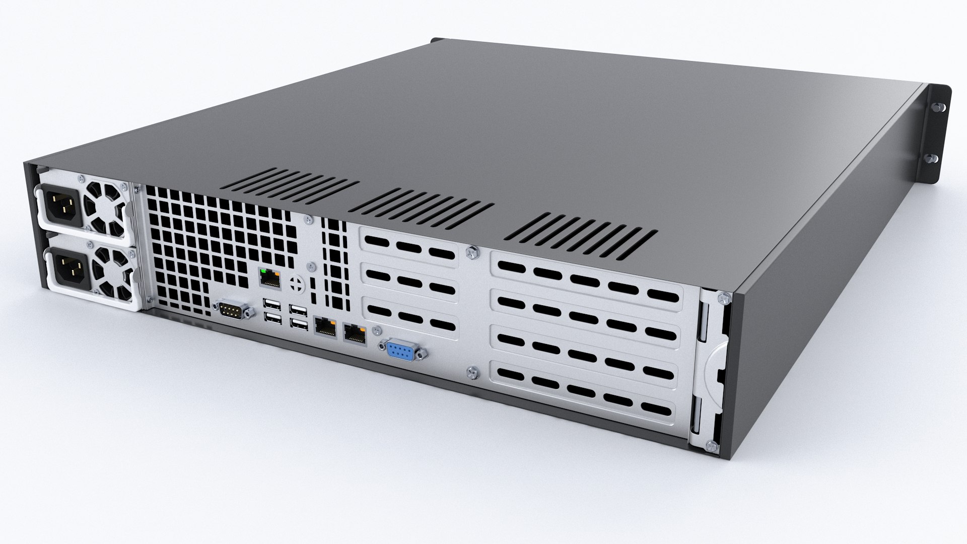 Server 2u 3D Model - TurboSquid 1651861