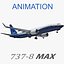 3D boeing 737-8 animation - TurboSquid 1159442