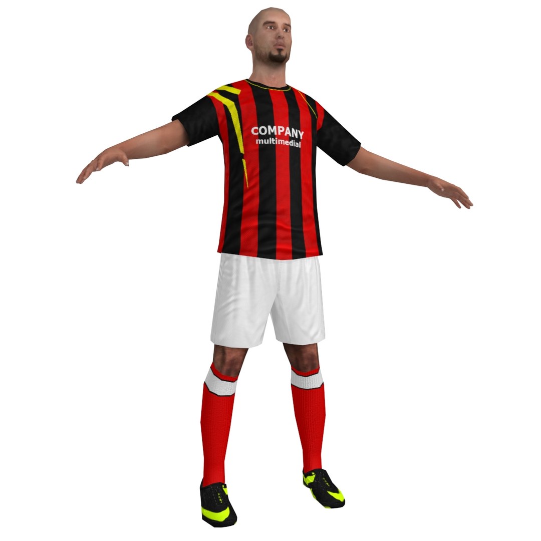 3d Soccer Player 1