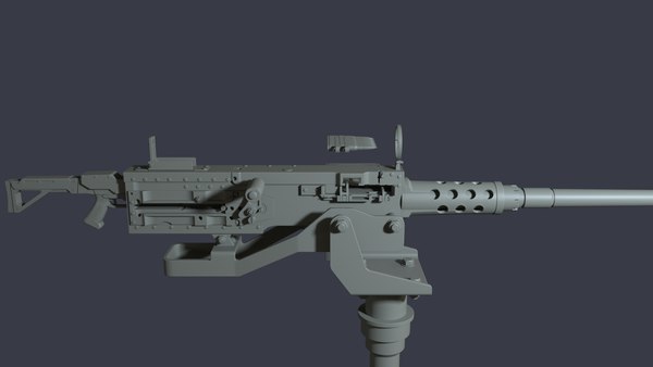 m2 browning 3d model