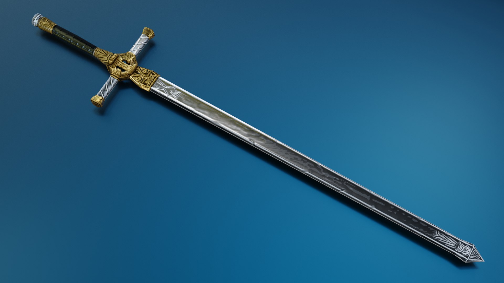 Sword Rune 3D - TurboSquid 1687609