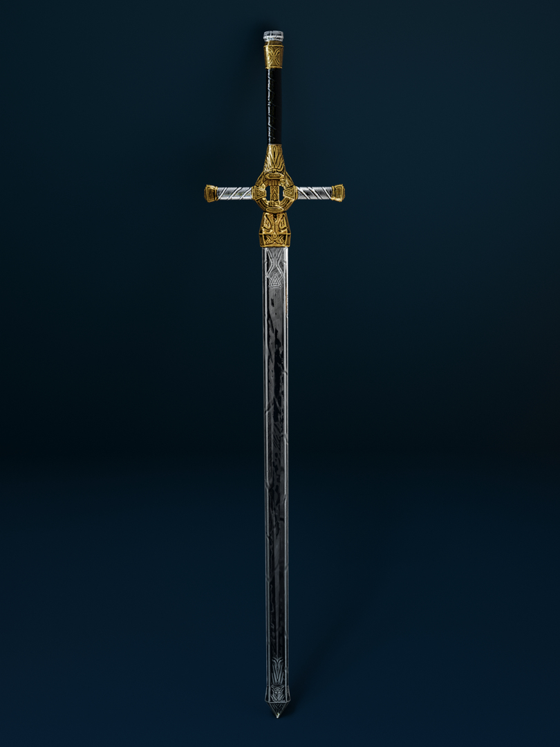 Sword rune 3D - TurboSquid 1687609