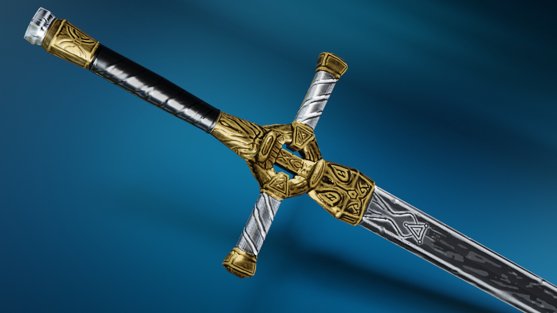 Sword Rune 3D - TurboSquid 1687609