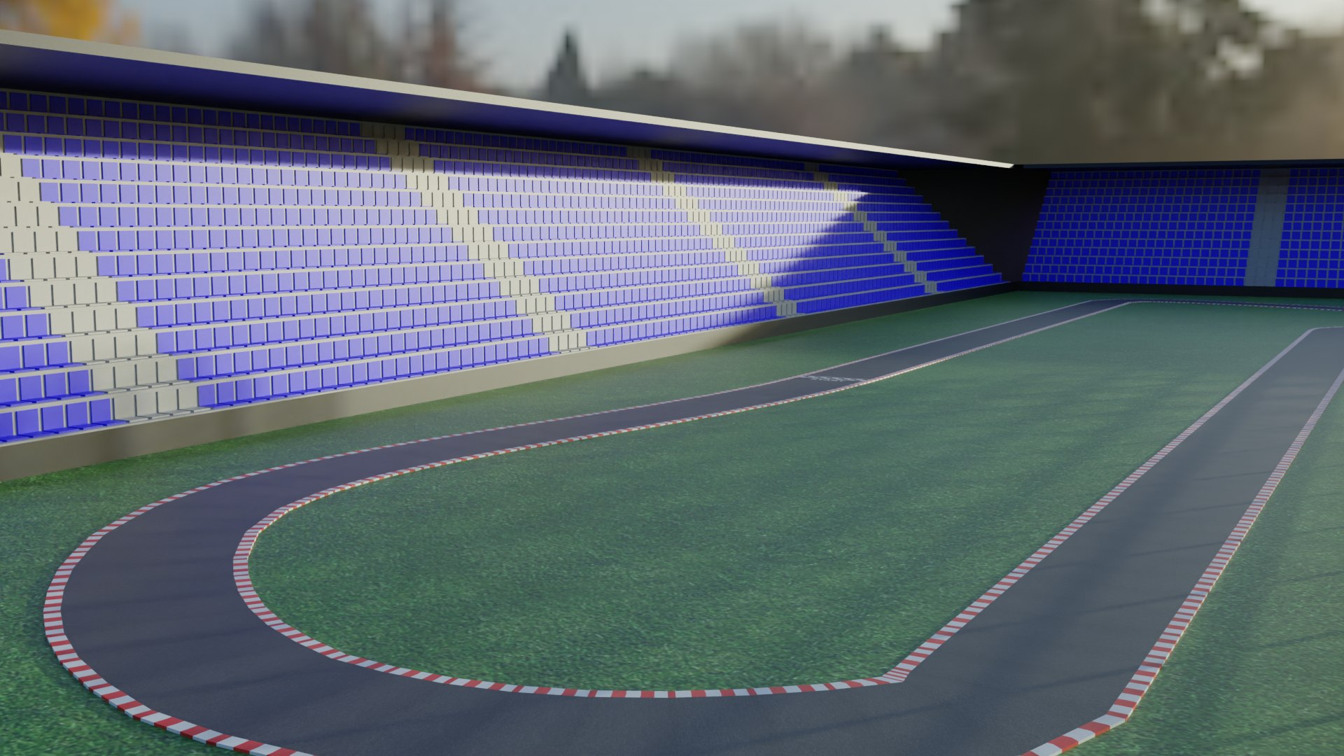 Race Track 3D Model - TurboSquid 2140757