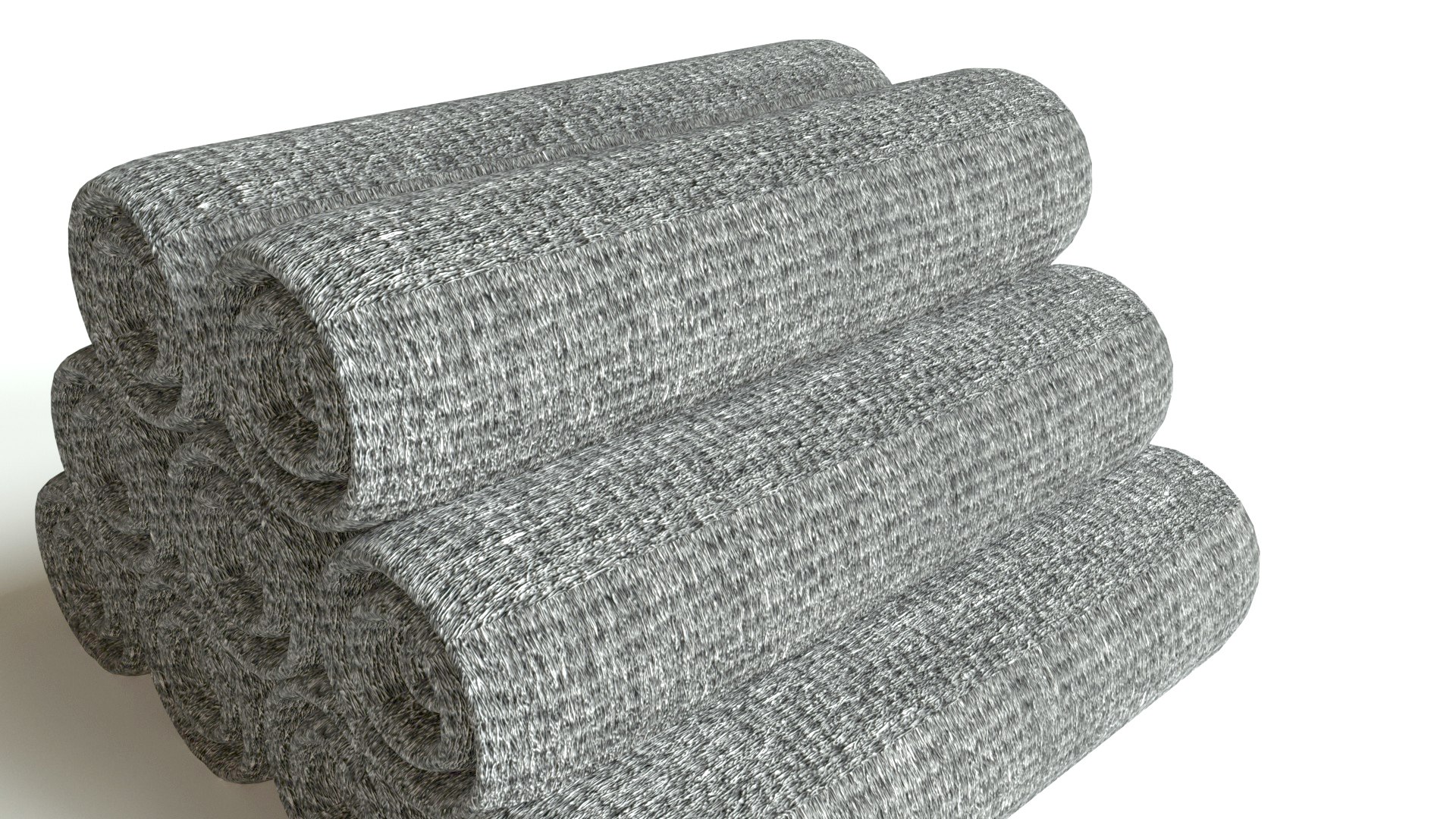 Luxary Towel Sheet Roll Stack - Hotel Gym - 3D Assets 3D - TurboSquid ...