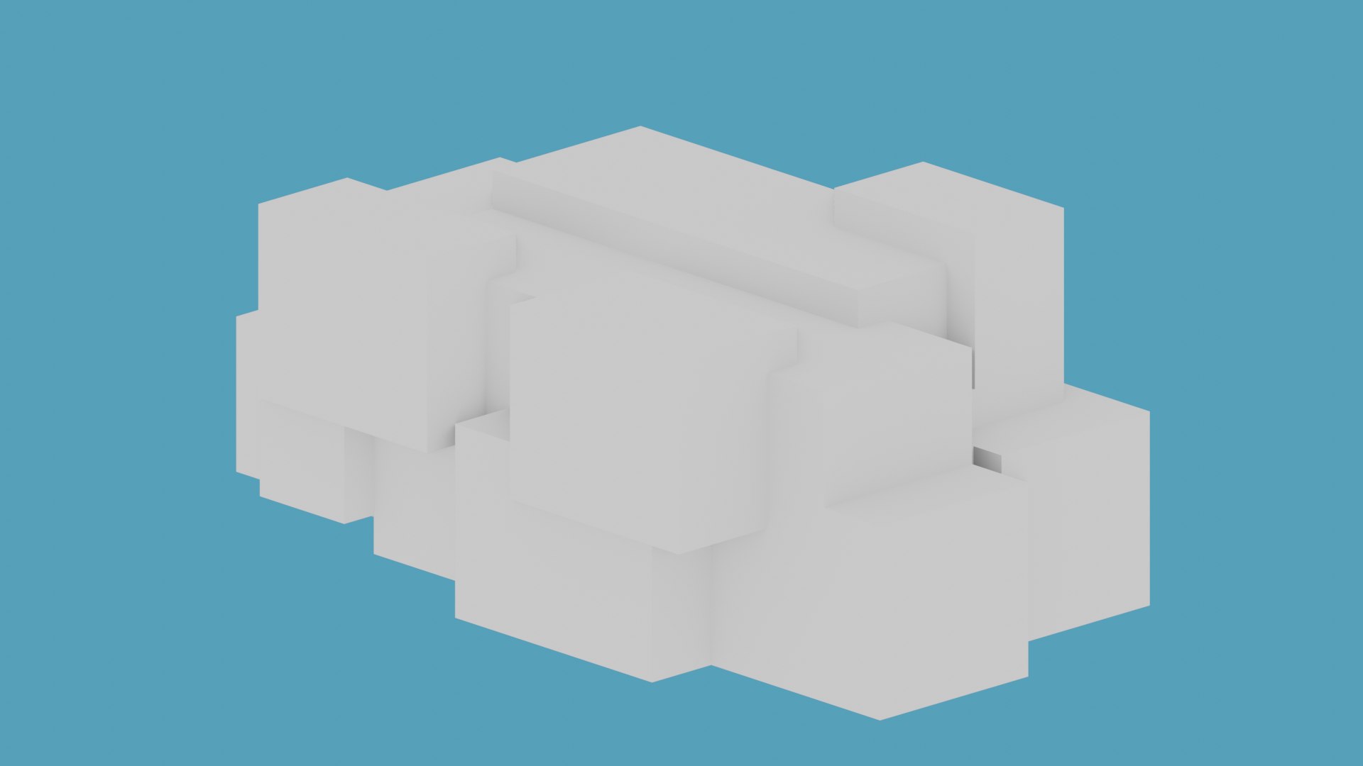 Cloud 8 Bit Low Poly Voxel Art 3D Model - TurboSquid 1840406