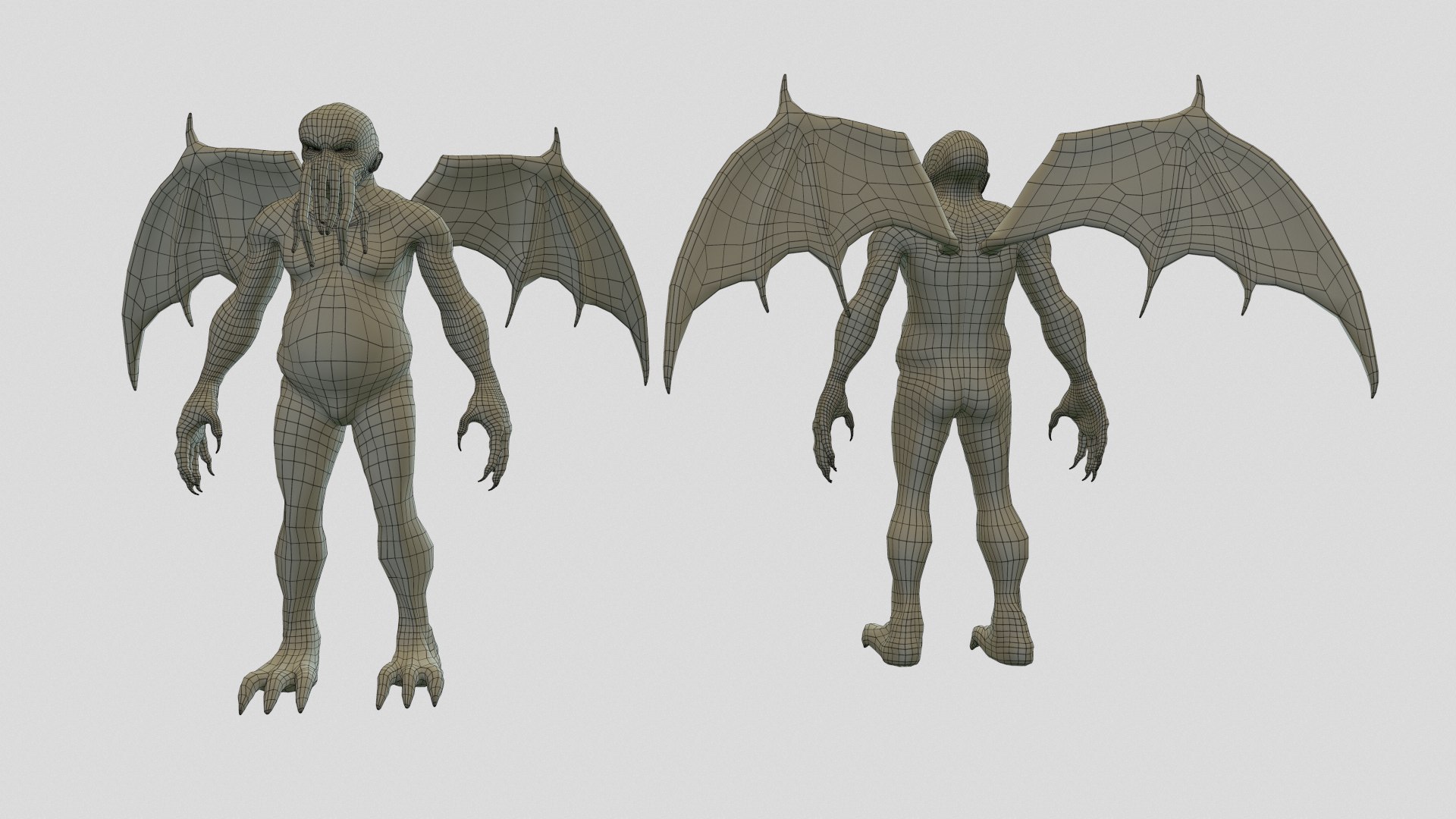 3D Cthulhu - TurboSquid 2219743