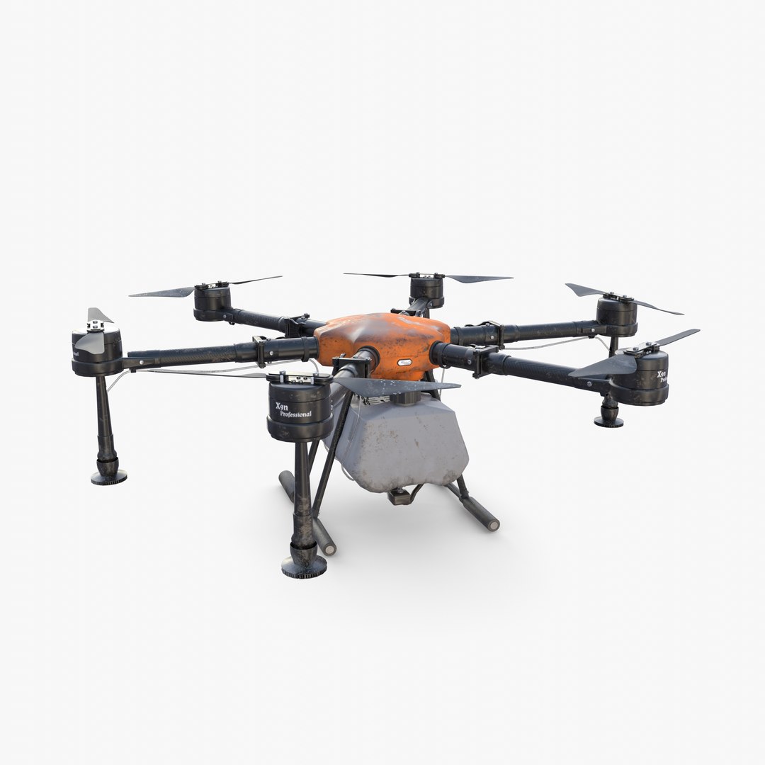 3D Model Agricultural Drone V2 - TurboSquid 2188852