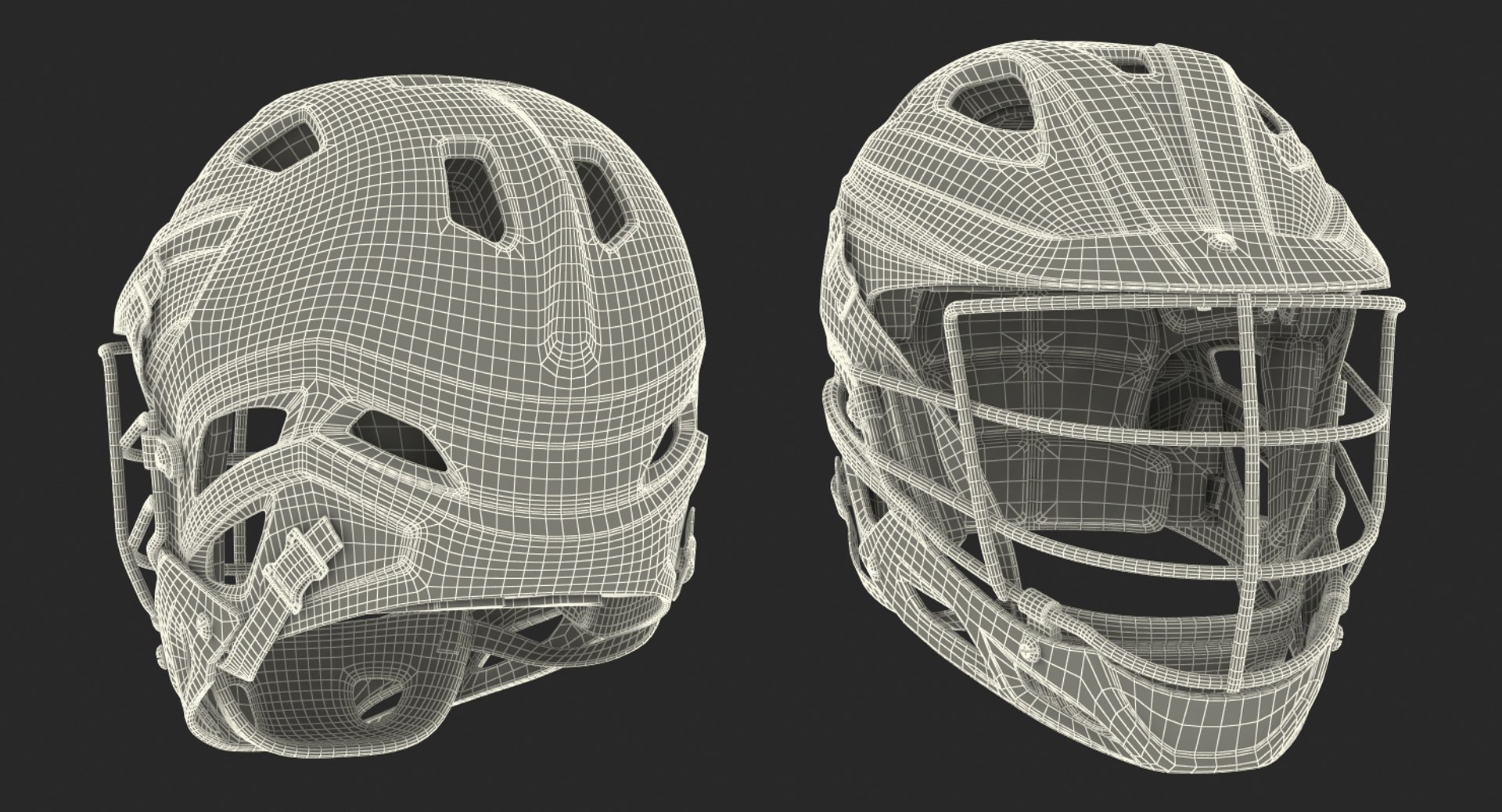 Red Lacrosse Helmet Generic 3D Model - TurboSquid 1275399