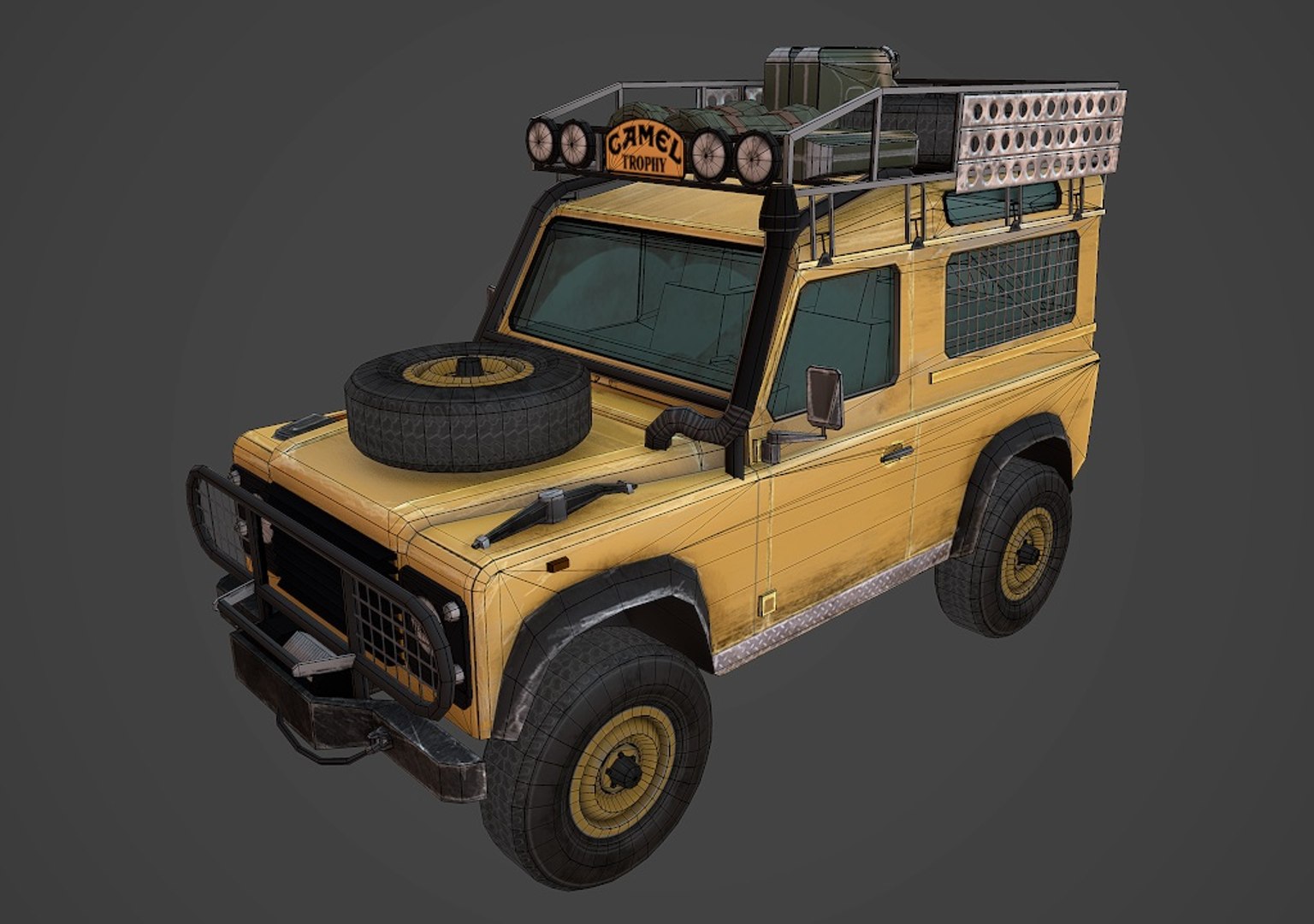 3d Model Camel Trophy