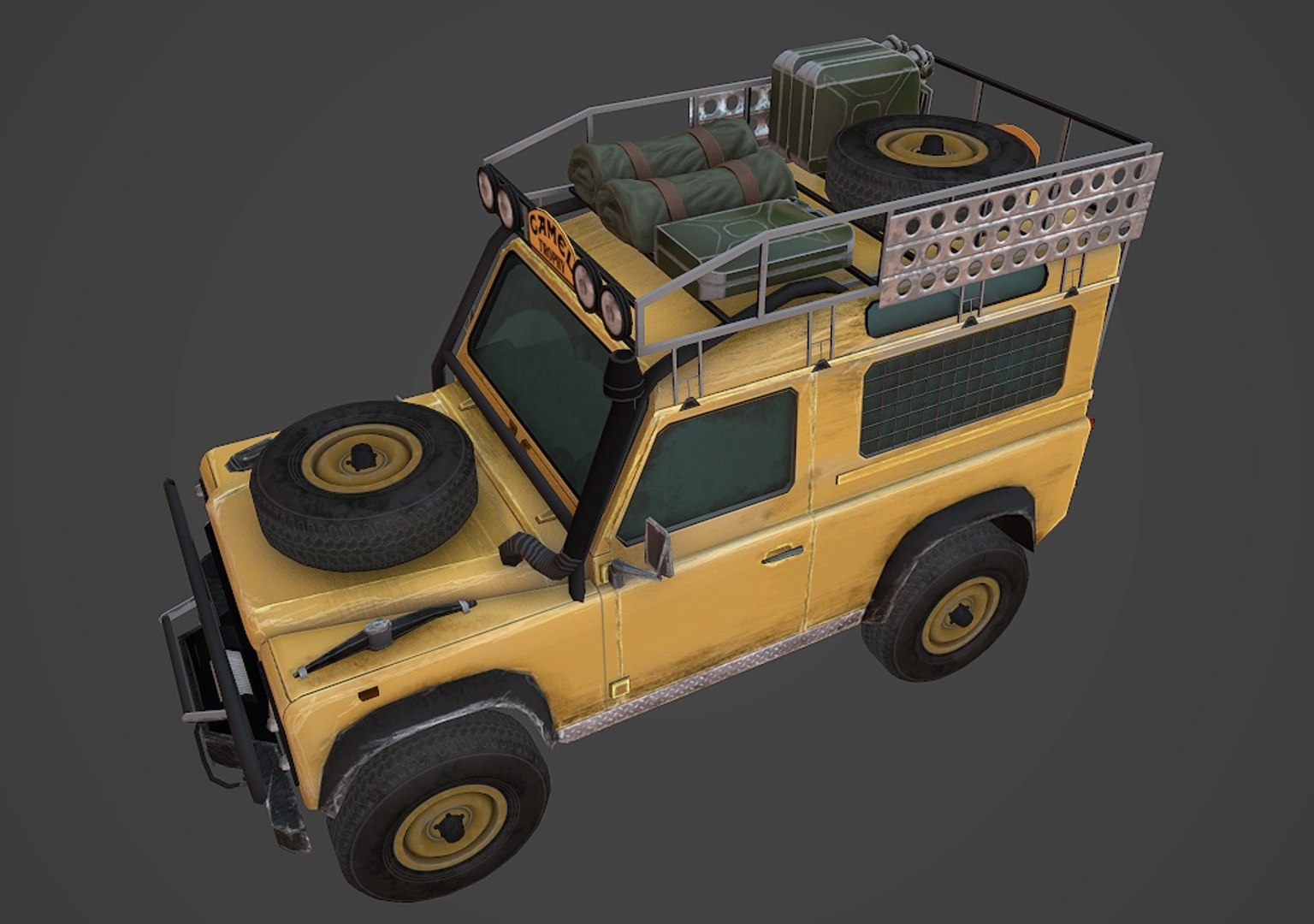 3d Model Camel Trophy