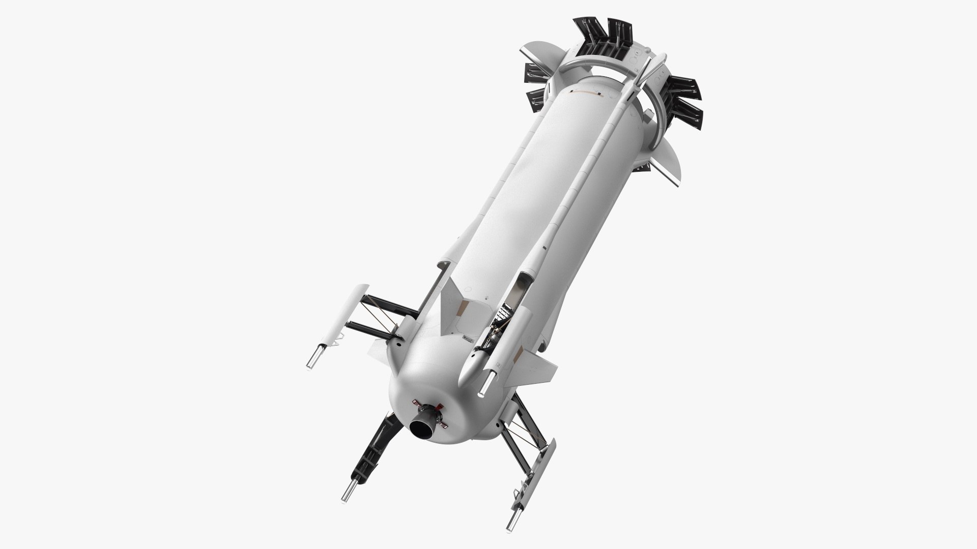 Rocket Booster Rigged 3D - TurboSquid 1801938