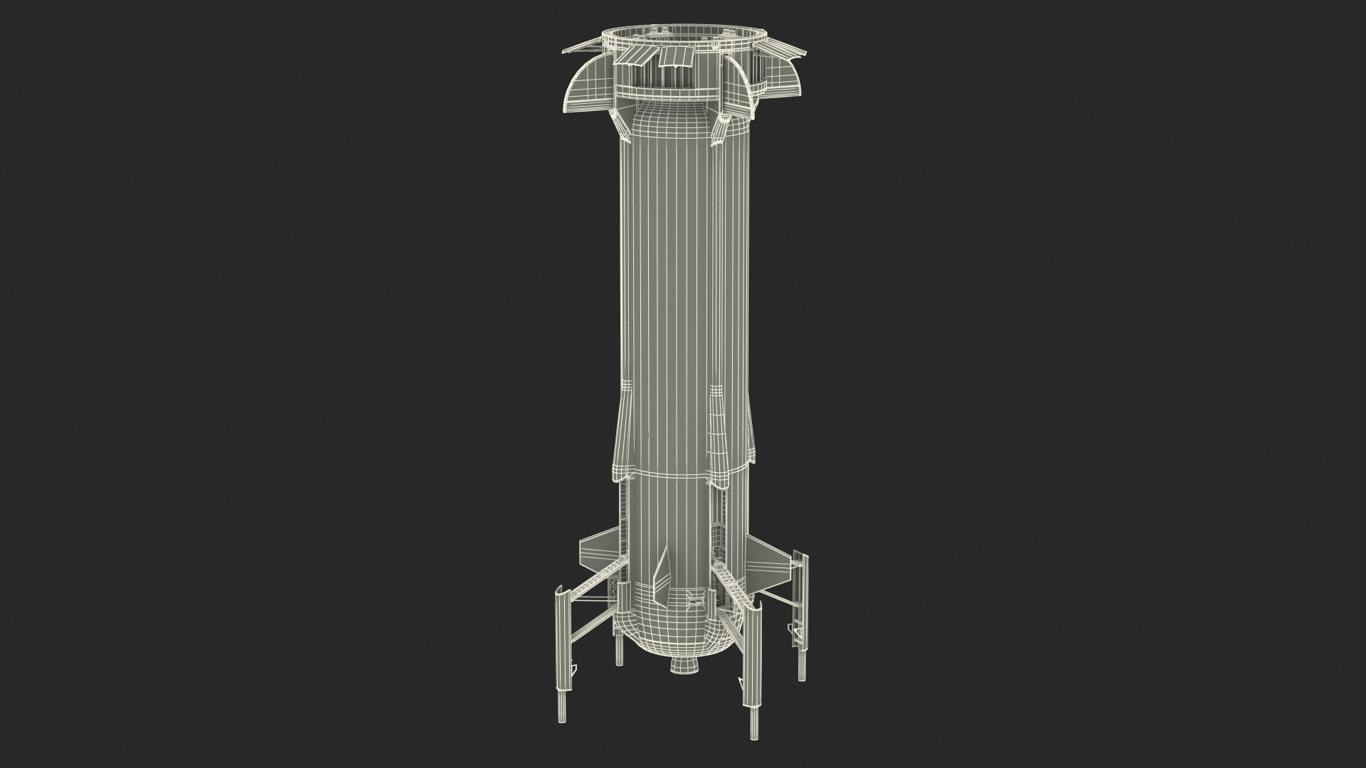 Rocket Booster Rigged 3D - TurboSquid 1801938